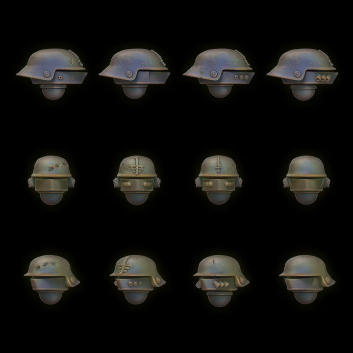 3D Printable GO-THICK - Antioch 'HEAVY' Helmets - for Trench Wars - Now ...