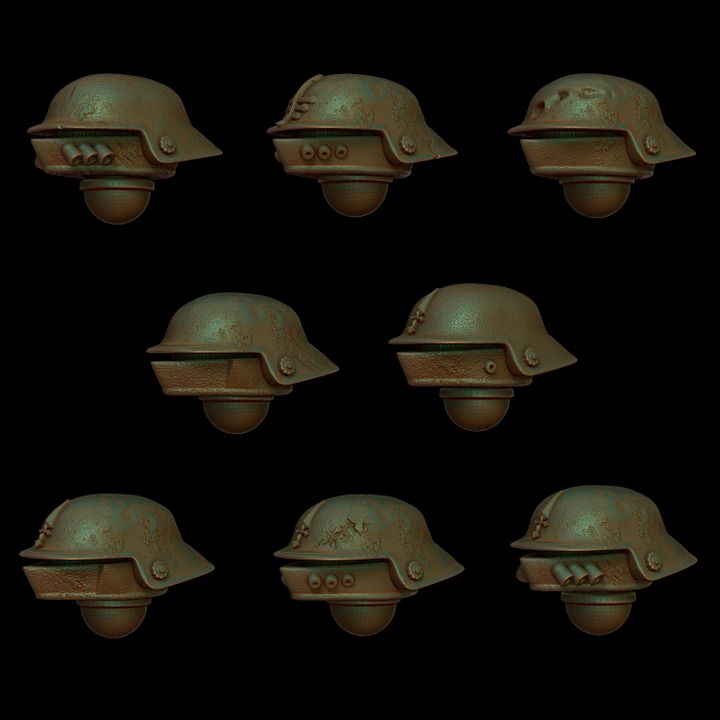 3D Printable GO-THICK - Antioch 'HEAVY' Helmets - for Trench Wars - Now ...