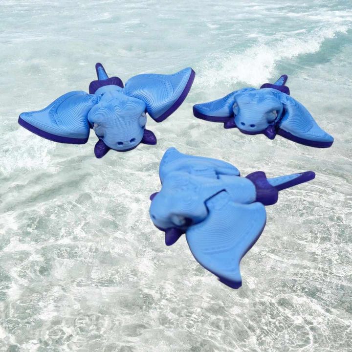 3D Printable Tiny's Stingray by 3D Tinys Prints