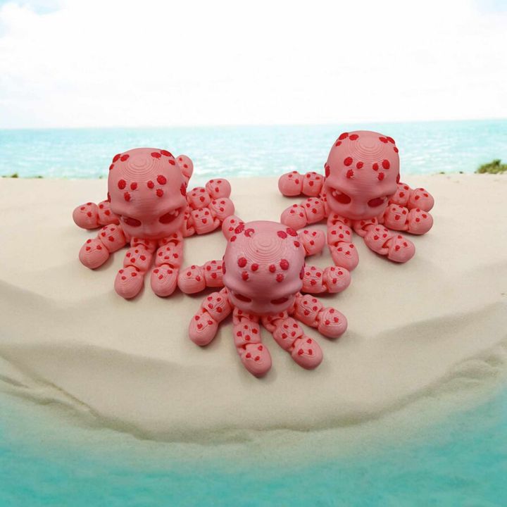 3D Printable Tiny's Octopus by 3D Tinys Prints