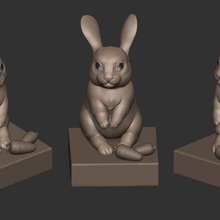 3D Printable Rabbit by Art of V