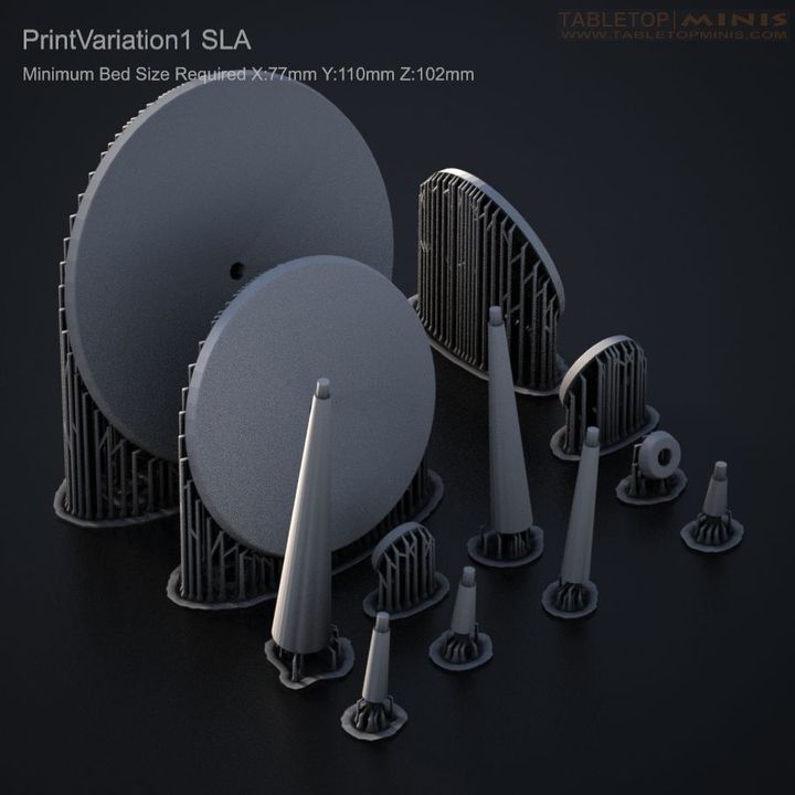 3D Printable Basic Round Base With Stand by TableTopMinis