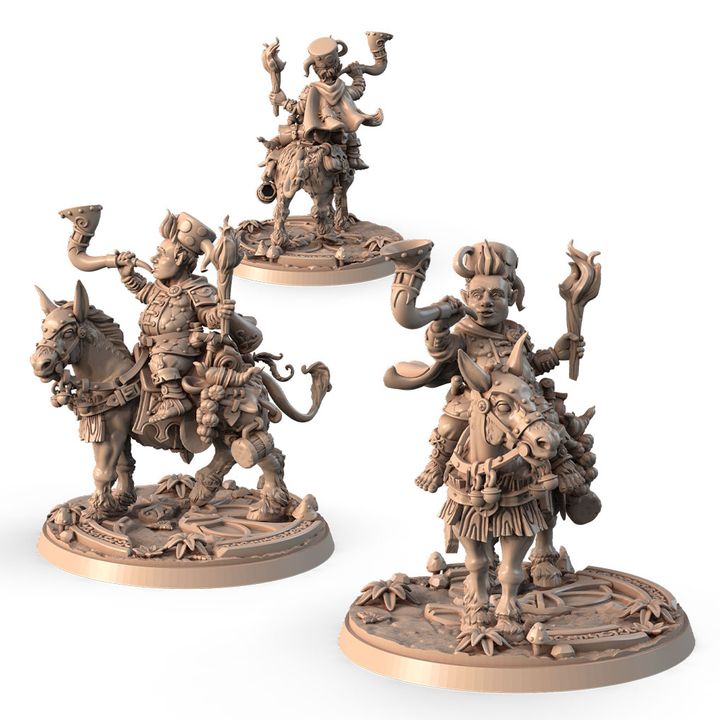 3D Printable Bramble, Garden Knight with Horn by Signum Workshop