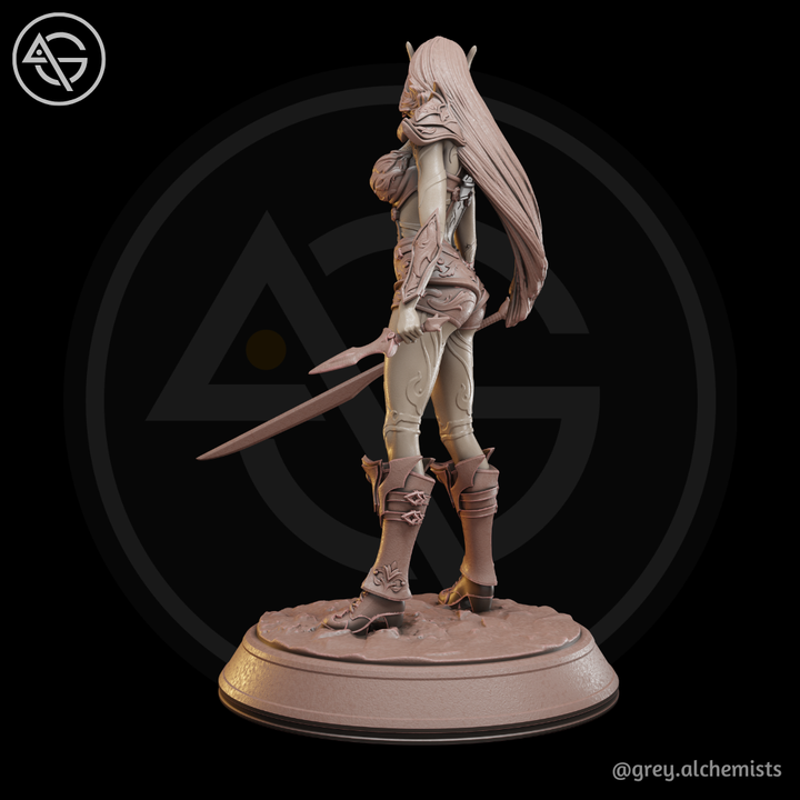 Descargar Rina the Drow Demon Hunter, DnD Minis, Pose 6 - Fantasy ...