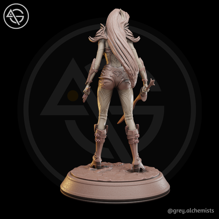 Descargar Rina the Drow Demon Hunter, DnD Minis, Pose 6 - Fantasy ...
