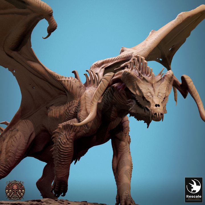 3D Printable Pack Chromatic Black Dragon - 2024 Redesign by Rescale ...