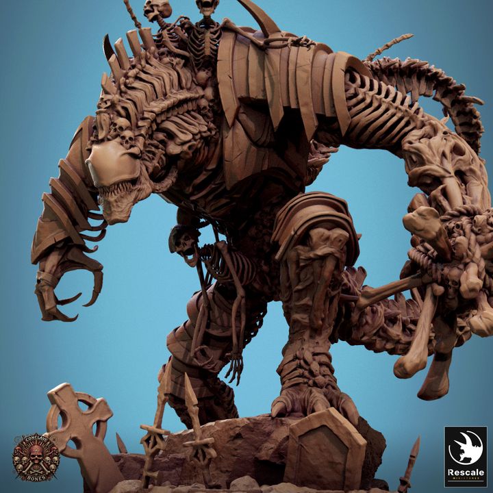 3D Printable Cursed Colossus by Rescale Miniatures