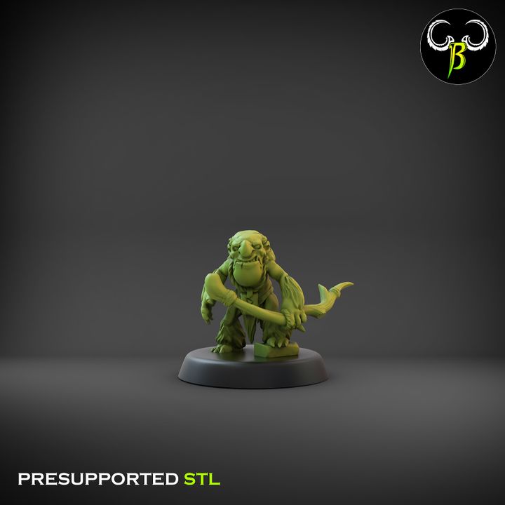 3D Printable Bow Rune Trogg Squad by ClayBeastCreation