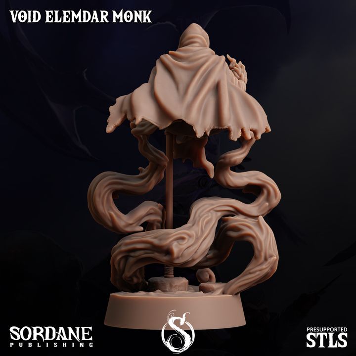 3D Printable Void Elemdar Monk by Sordane Publishing