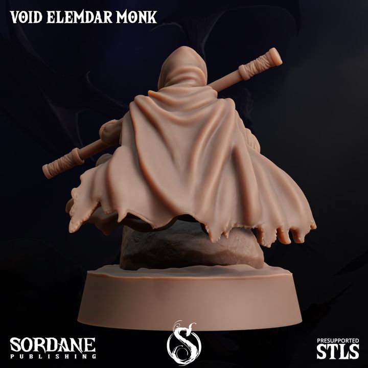 3D Printable Void Elemdar Monk by Sordane Publishing