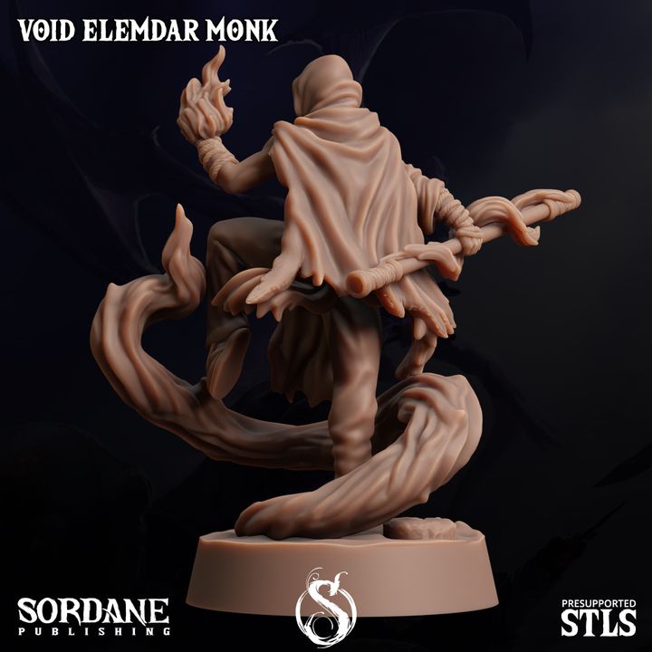 3D Printable Void Elemdar Monk by Sordane Publishing