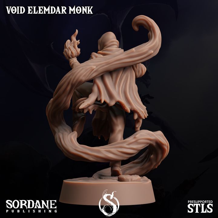 3D Printable Void Elemdar Monk by Sordane Publishing