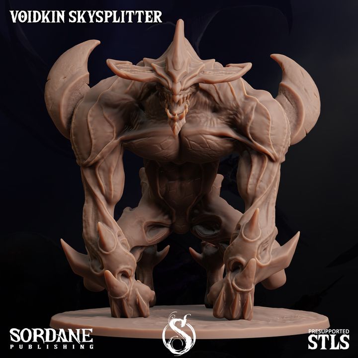 3D Printable Voidkin Skysplitter by Sordane Publishing