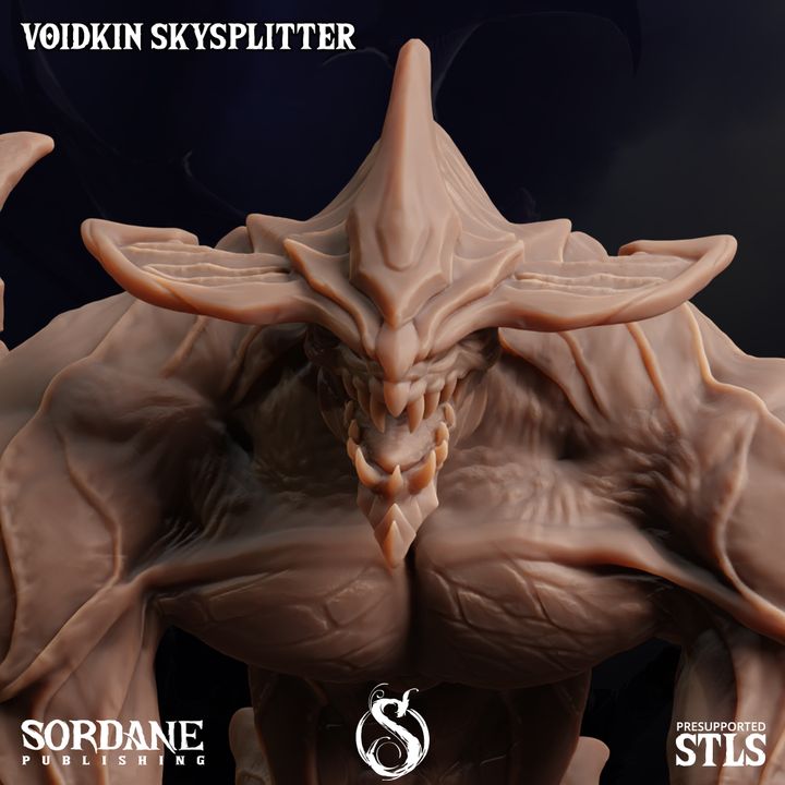 3D Printable Voidkin Skysplitter by Sordane Publishing