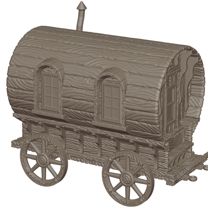 3D Printable Caravan Dwelling V2 by Dani Amengual