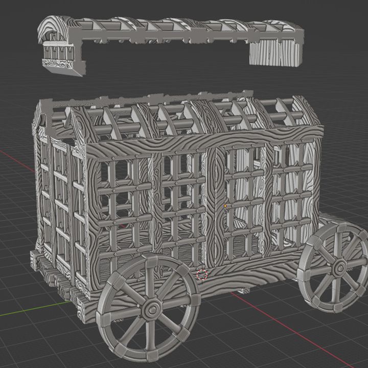 3D Printable Prisoners Wagon by Dani Amengual