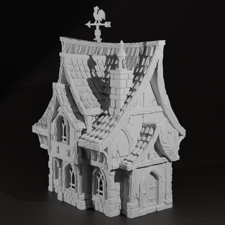 3D Printable The Cottage - Fantasy Medieval House - Hamlet of Misty ...