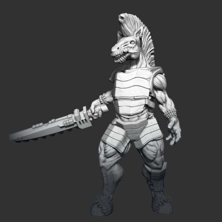 3D Printable New Dominion: Tikbalang Mytho-Resistance Agent by Arian Croft