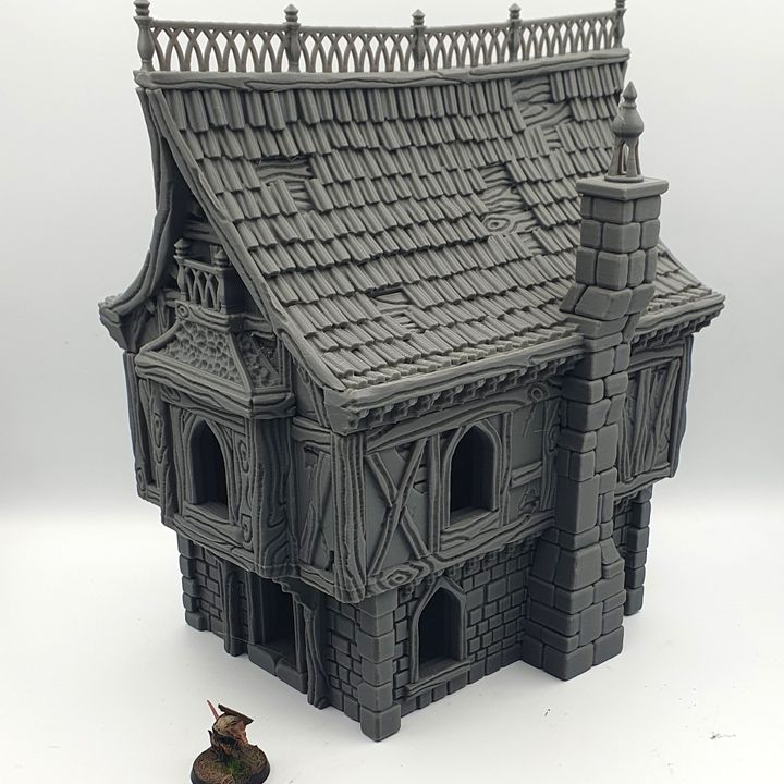 3D Print of Fantasy House - Medieval Building - Hamlet of Misty Hollow ...