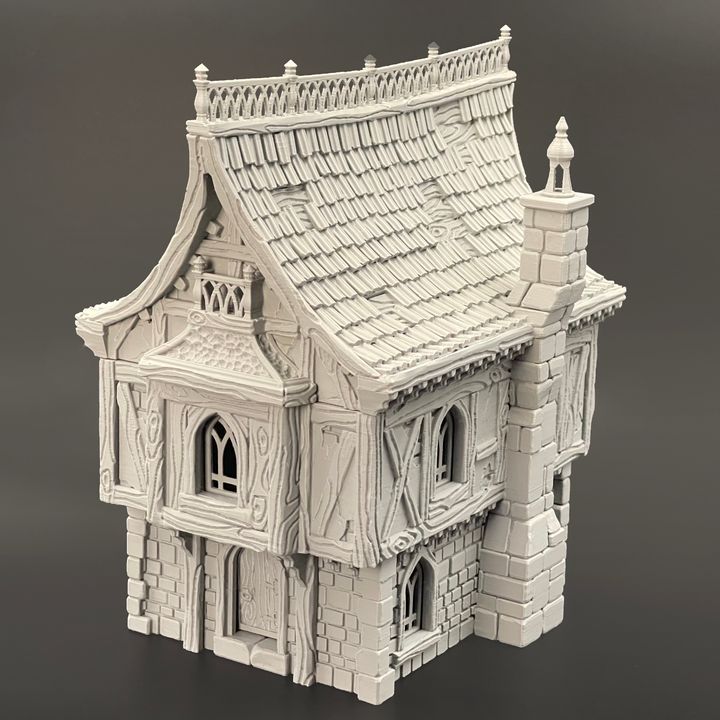 3D Printable Fantasy House - Medieval Building - Hamlet of Misty Hollow ...