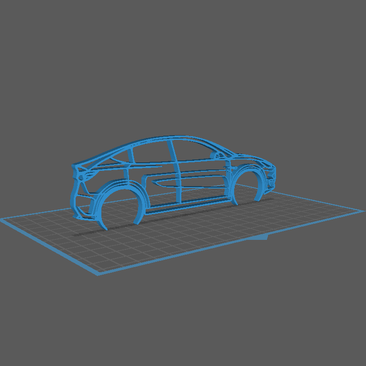 3D Printable Tesla - Model Y by Paul Wust