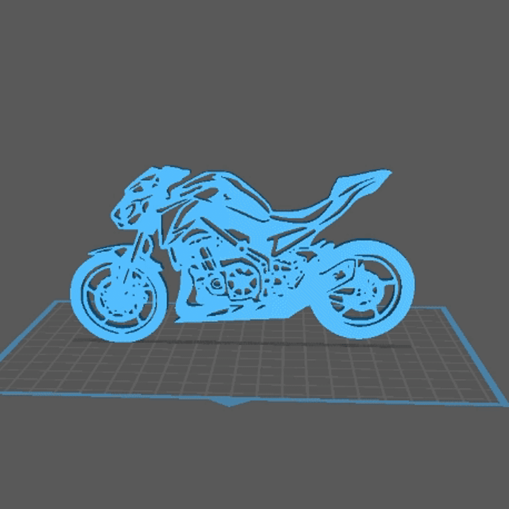 3D Printable Kawasaki - Z900 by Paul Wust