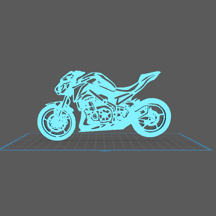 3D Printable Kawasaki - Z900 by Paul Wust