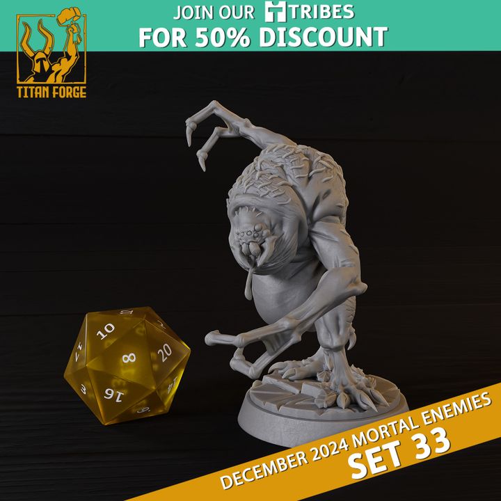 3D Printable RPG - Monsters DnD 5e - Mortal Enemies Set 33 by Titan ...