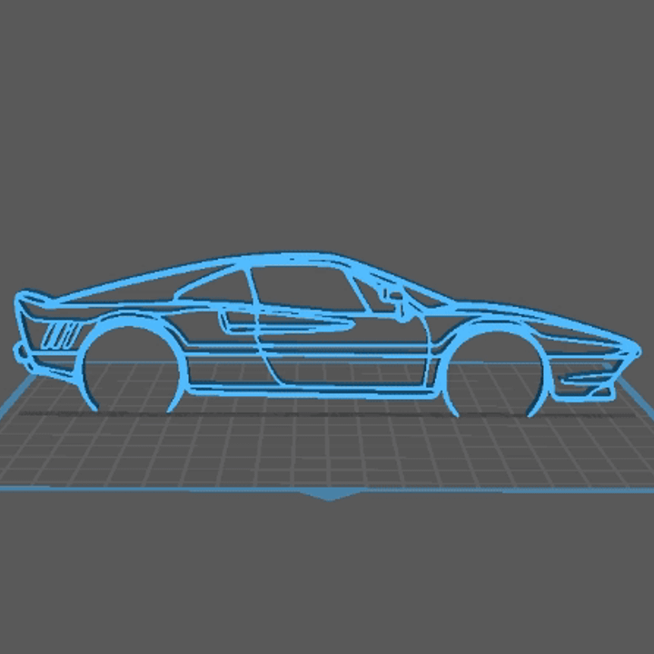 3D Printable Ferrari - 288 GTO by Paul Wust