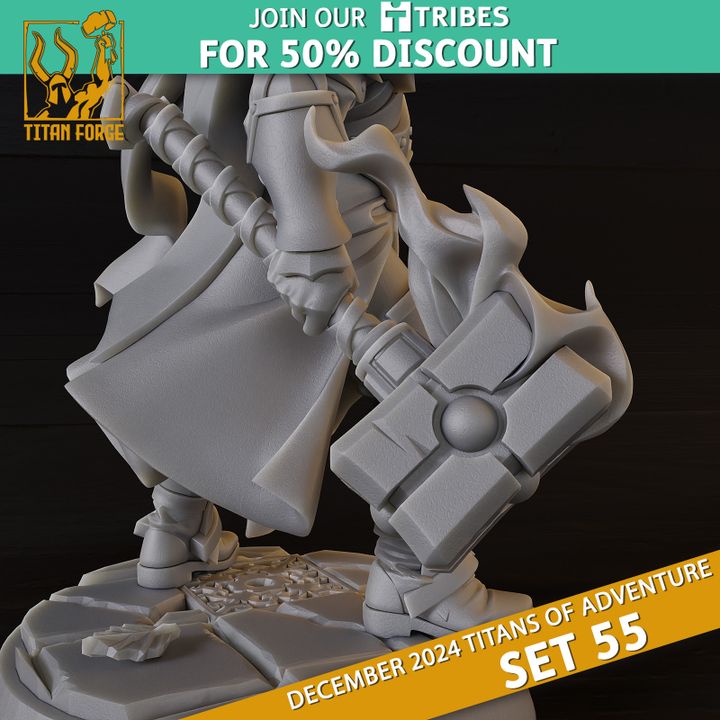 3D Printable RPG - DnD Hero Characters - Titans of Adventure Set 55 by ...