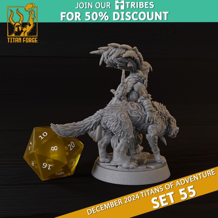 3D Printable RPG - DnD Hero Characters - Titans of Adventure Set 55 by ...