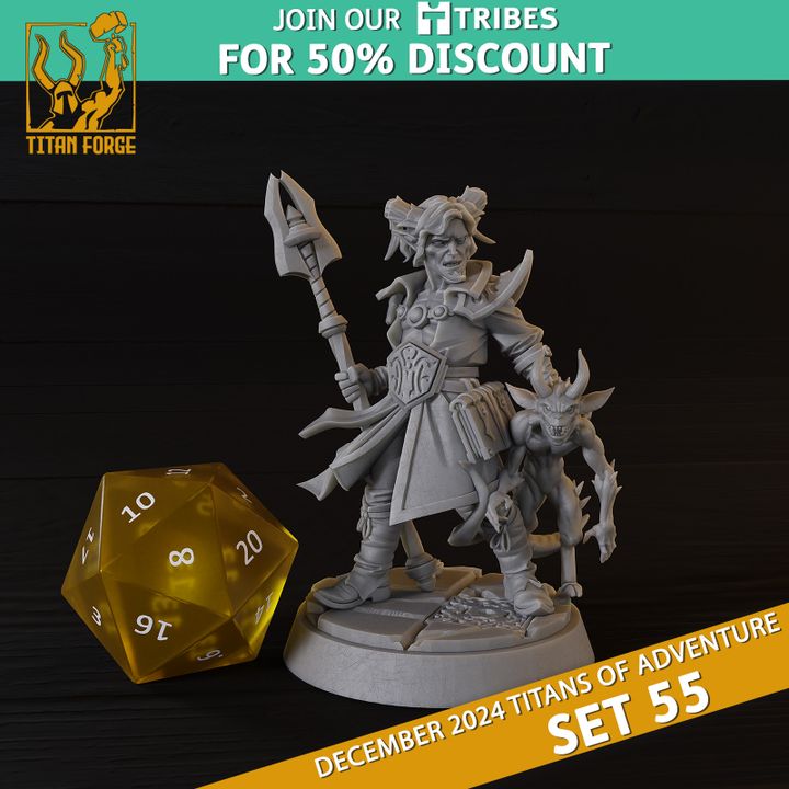 3D Printable RPG - DnD Hero Characters - Titans of Adventure Set 55 by ...