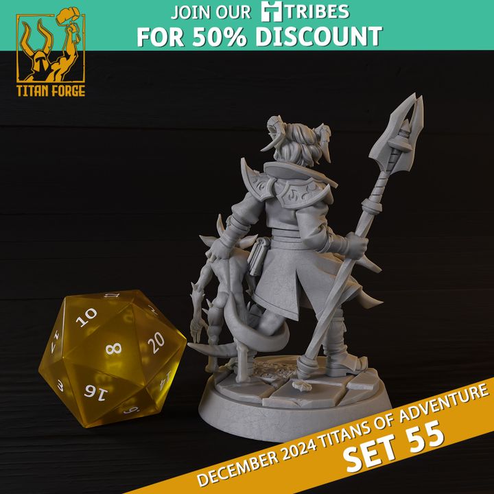 3D Printable RPG - DnD Hero Characters - Titans of Adventure Set 55 by ...