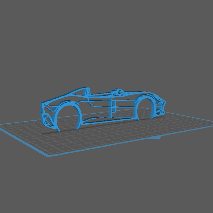 3D Printable Ferrari - Monza by Paul Wust