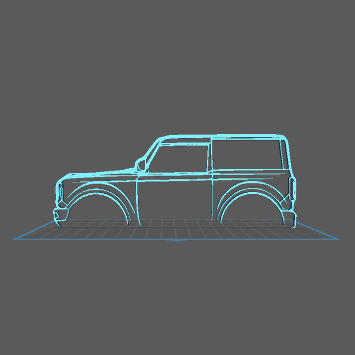 3D Printable Ford - Bronco by Paul Wust