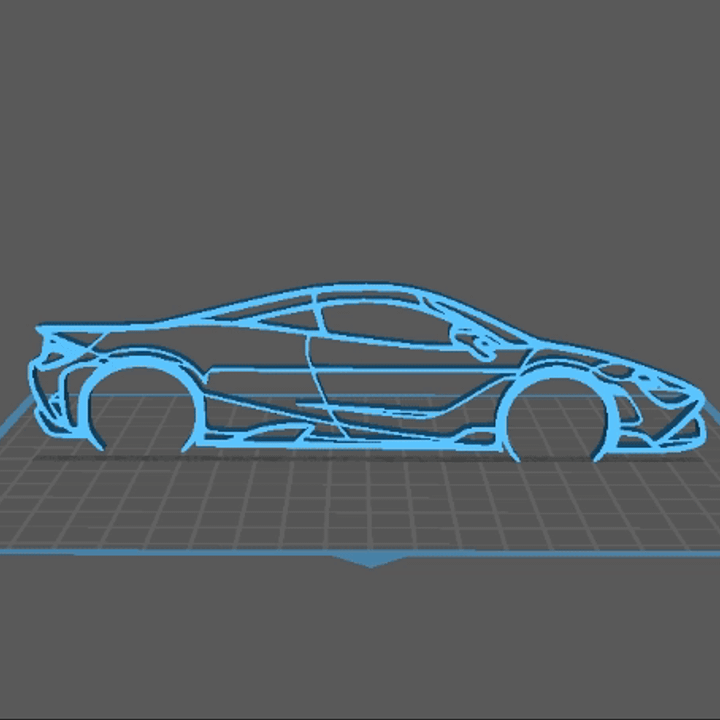 3D Printable Mclaren - 765 LT by Paul Wust