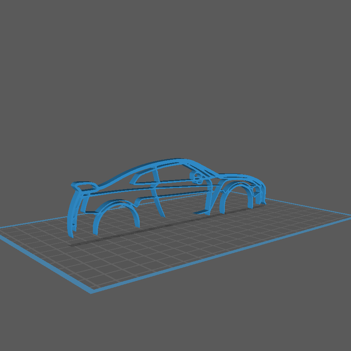 3D Printable Nissan - GTR by Paul Wust