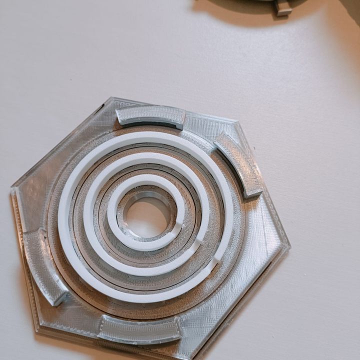 3D Printable Concentric Combination Puzzle Box - Viking Style by Thomas ...