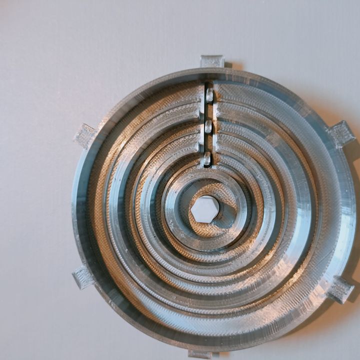 3D Printable Concentric Combination Puzzle Box - Viking Style by Thomas ...