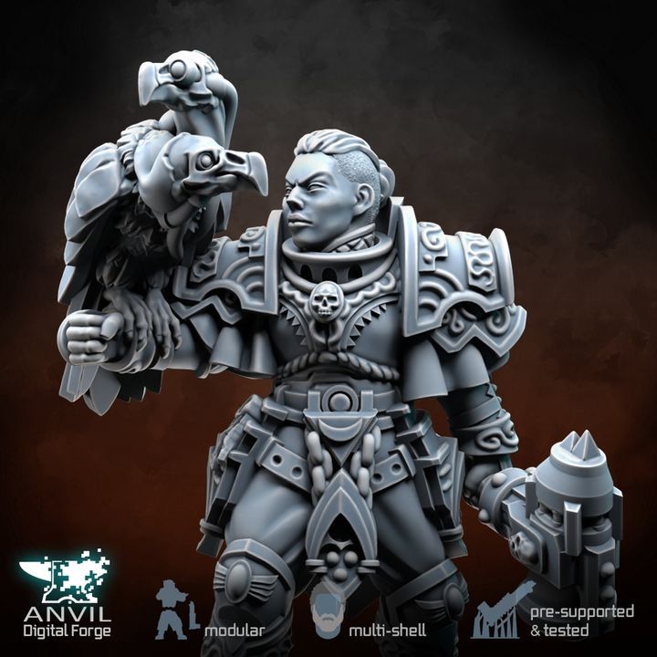 3D Printable Daughters Flying Infantry Booster Pack - Modular Infantry ...