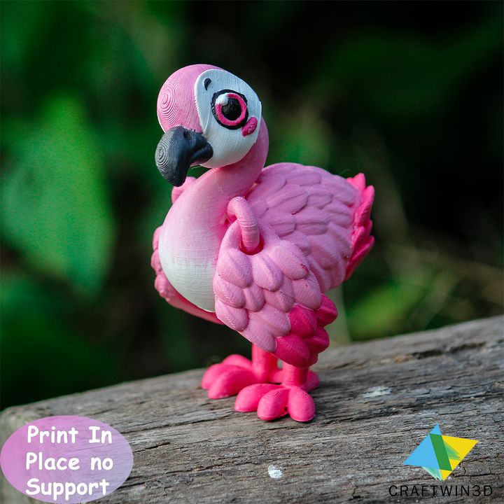 3D Printable Flexy Flamingo by Craftwin