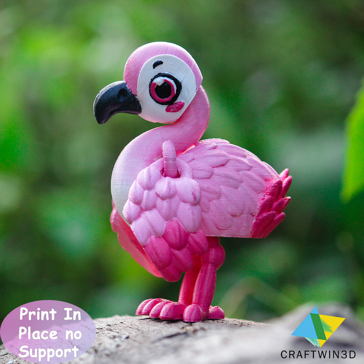 3D Printable Flexy Flamingo by Craftwin