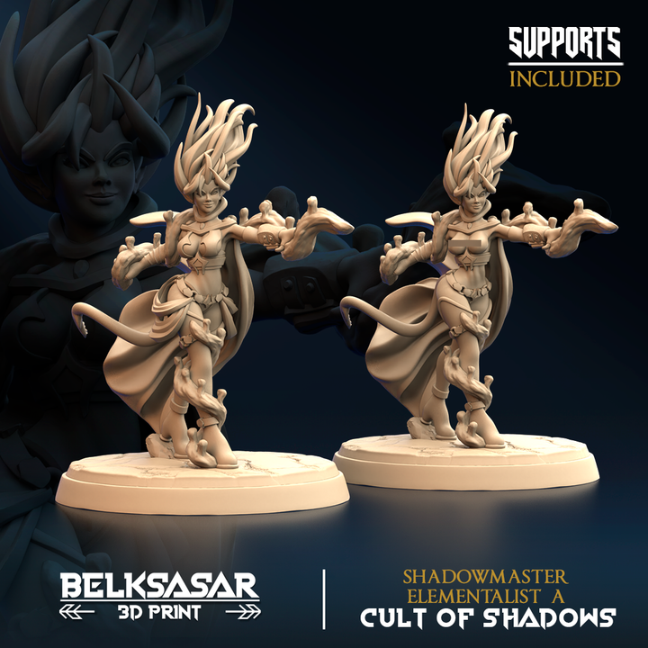 3D Printable Shadowmaster Elementalist A All Variants by Belksasar