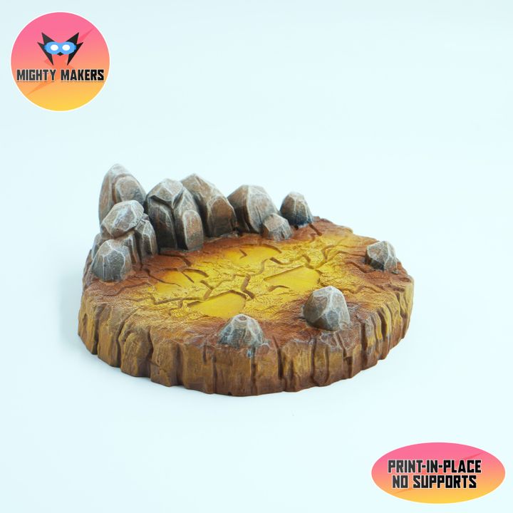 3D Printable PRINT IN PLACE FLEXI EARTH DRAGON ARTICULATED by Mighty Makers