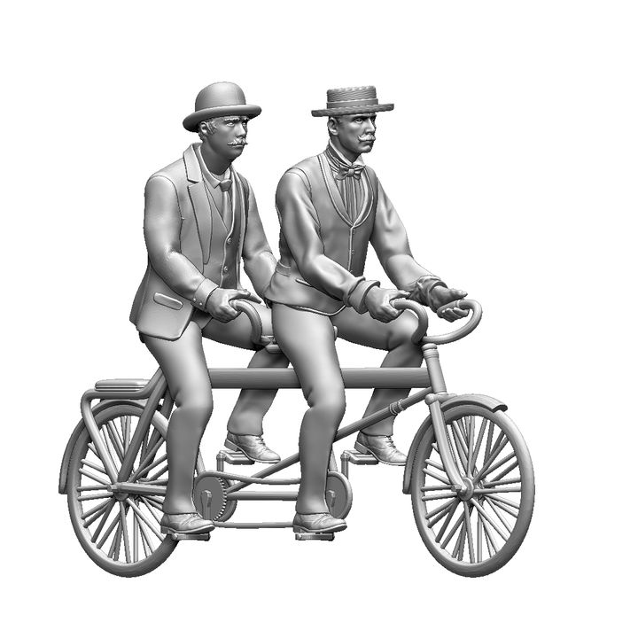 3D Printable Tandem bike by Dmitry Tishchenkov