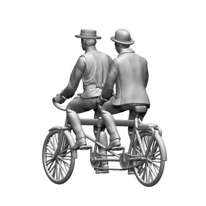 3D Printable Tandem bike by Dmitry Tishchenkov