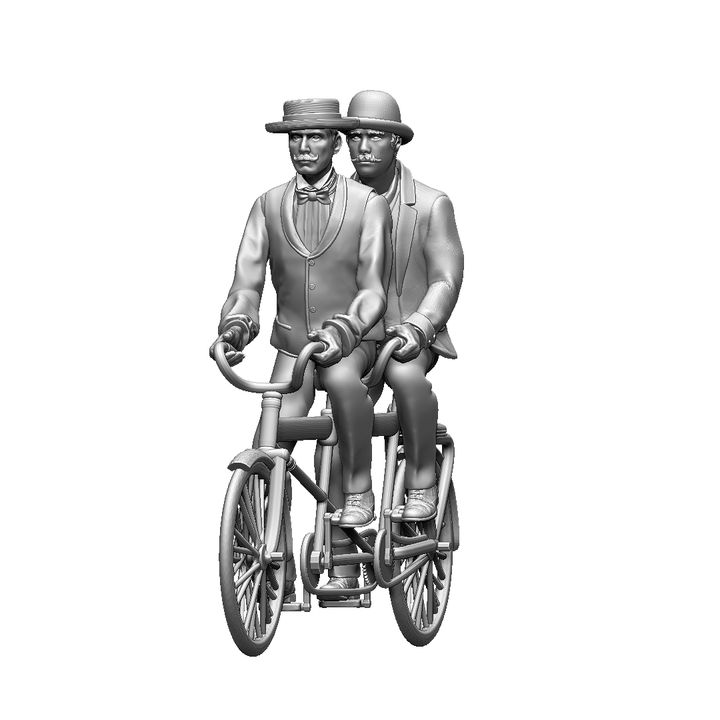 3D Printable Tandem bike by Dmitry Tishchenkov