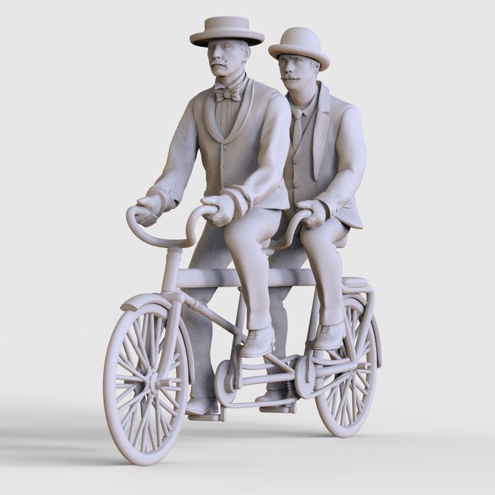 3D Printable Tandem bike by Dmitry Tishchenkov