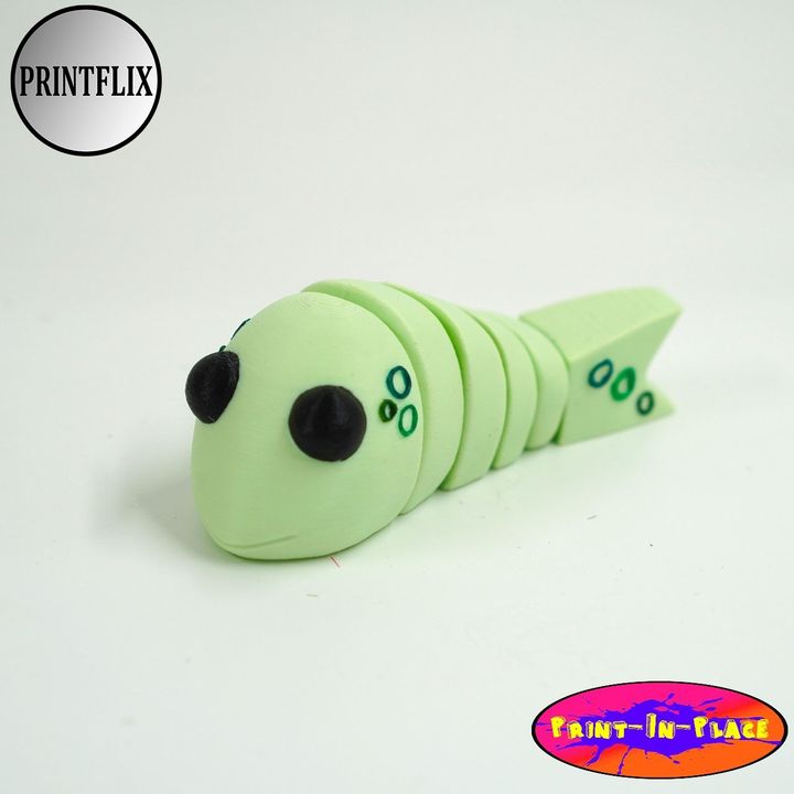 3D Printable CUTE FLEXI FISH by Printflix