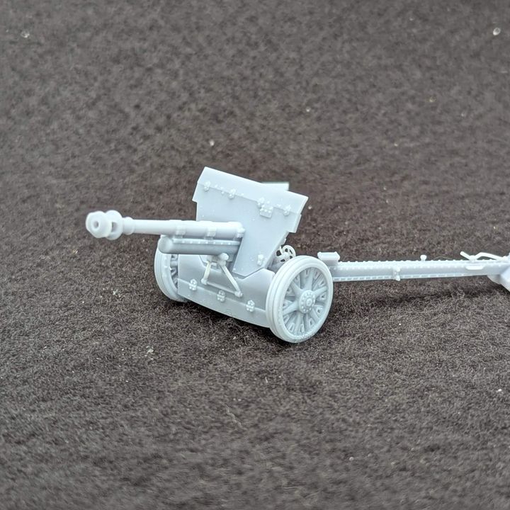 3D Printable 10.5cm Haubits m/40 howitzer (Sweden, WW2) by Wargame3d